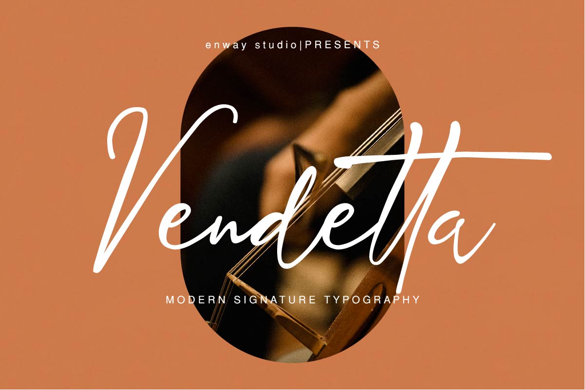 Vendetta Signature Fonts, Fonts | GraphicRiver