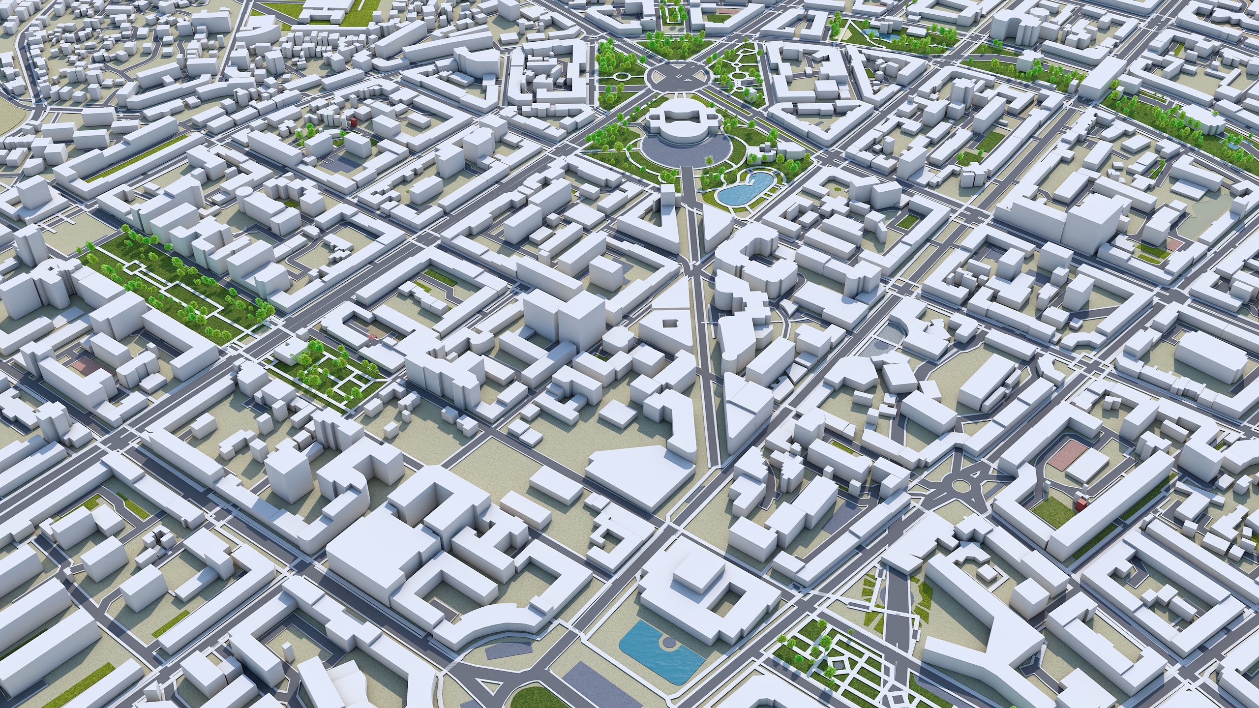 Yerevan city Armenia 3d model 60km by TurboCG | 3DOcean