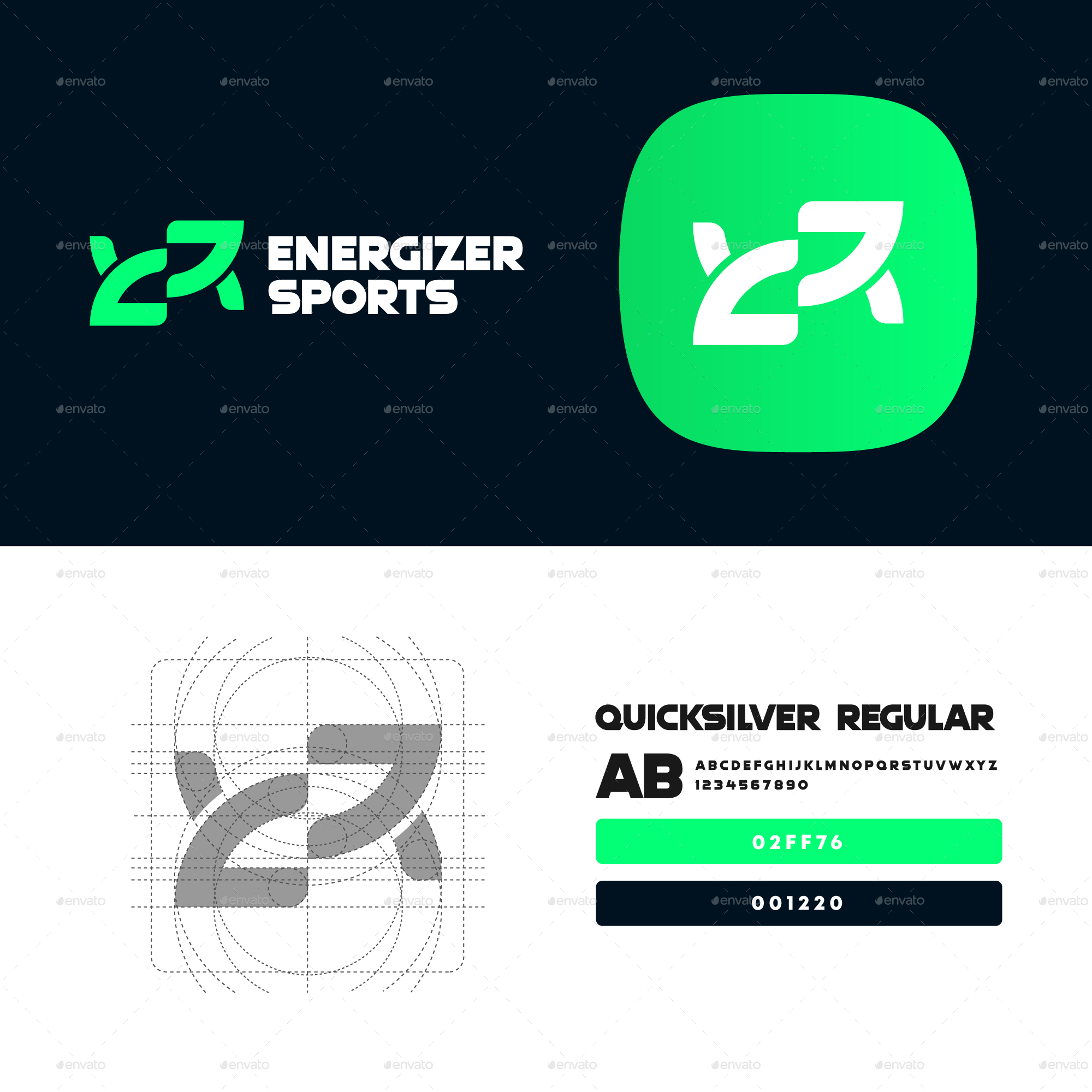 Energizer Sports Letter R & Energy Logo Design, Logo Templates ...