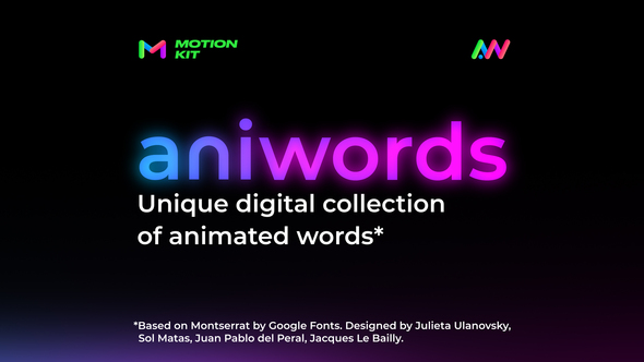 Aniwords — Animated Words, After Effects Project Files | VideoHive
