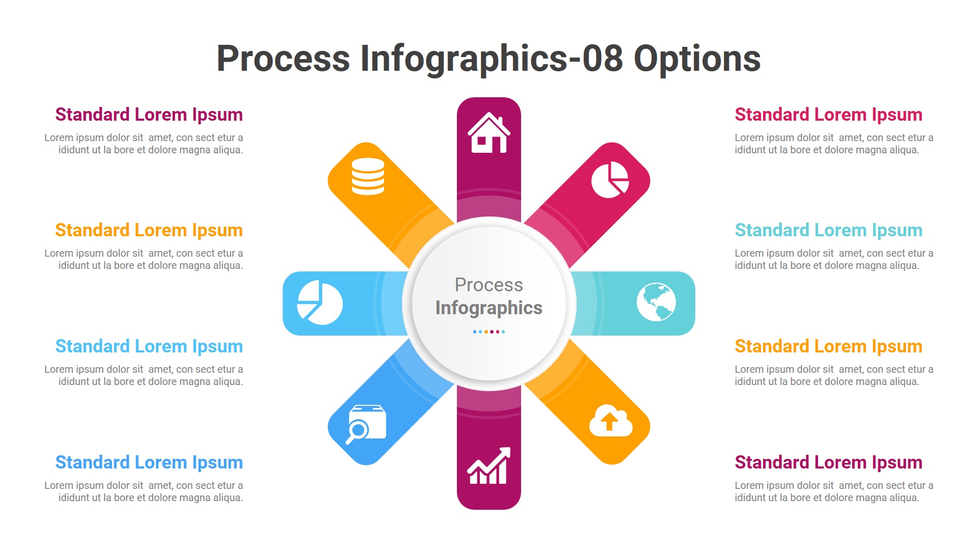 Process Infographics PowerPoint Template Diagram, Presentation Templates