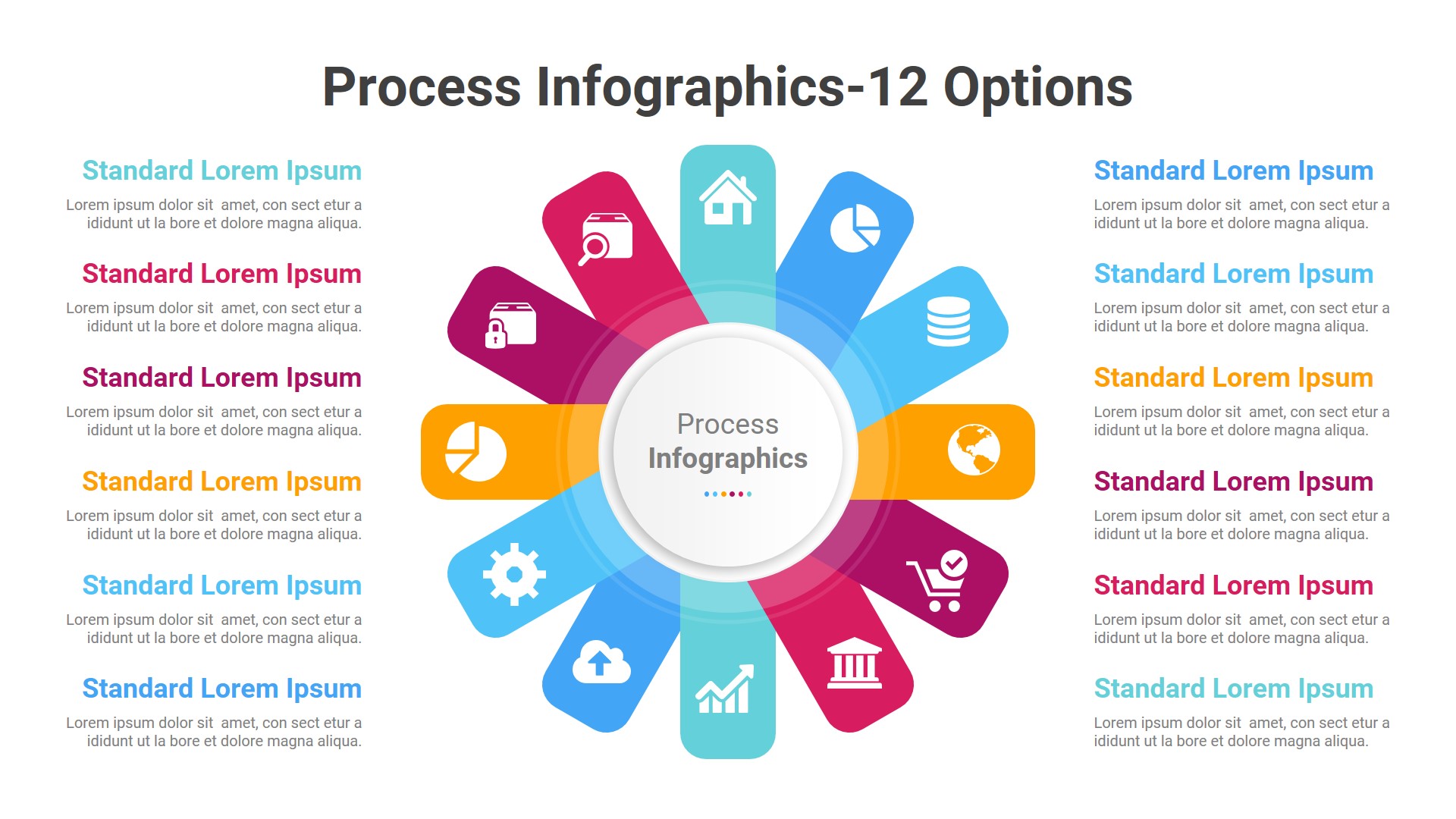 Process Infographics PowerPoint Template Diagram, Presentation Templates