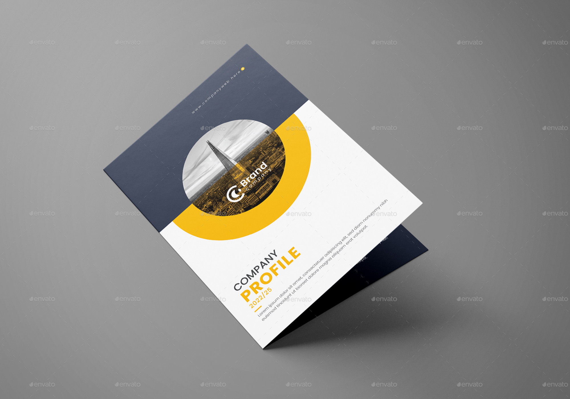 Corporate Bi-Fold Brochure Template, Print Templates | GraphicRiver