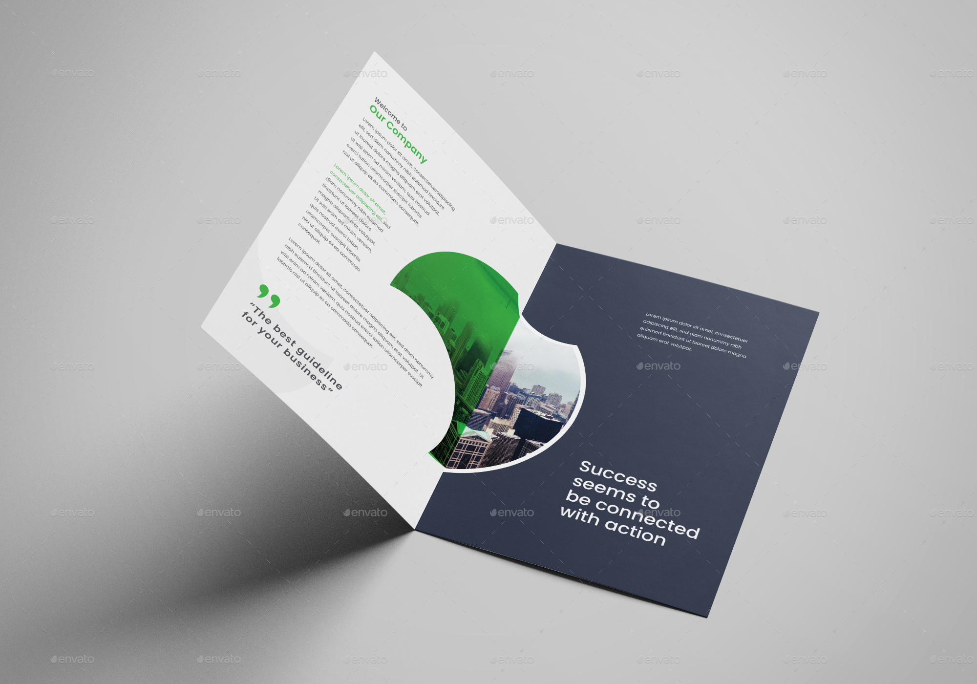 Bi-Fold Brochure Template, Print Templates | GraphicRiver