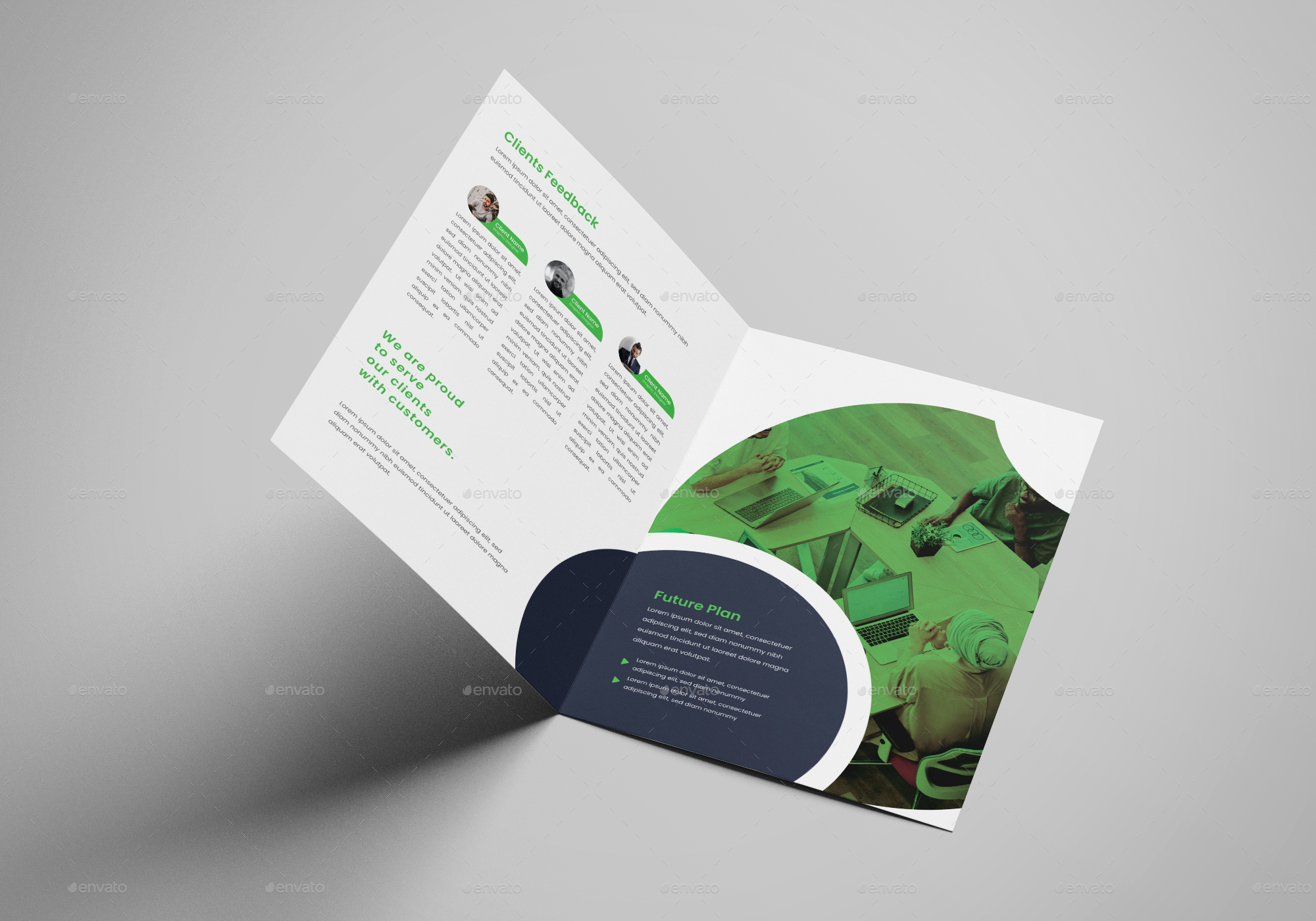 Bi-Fold Brochure Template, Print Templates | GraphicRiver