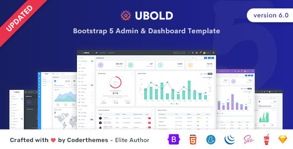 Ubold - Admin & Dashboard Template by coderthemes | ThemeForest