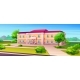 Cartoon Education Building Exterior of College, Vectors | GraphicRiver
