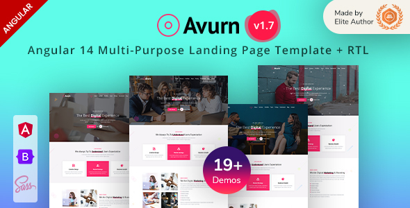 Avurn - Angular 14 Multipurpose Landing Page Collections by EnvyTheme Avurn - Angular 14 Multipurpose Landing Page Collections by EnvyTheme