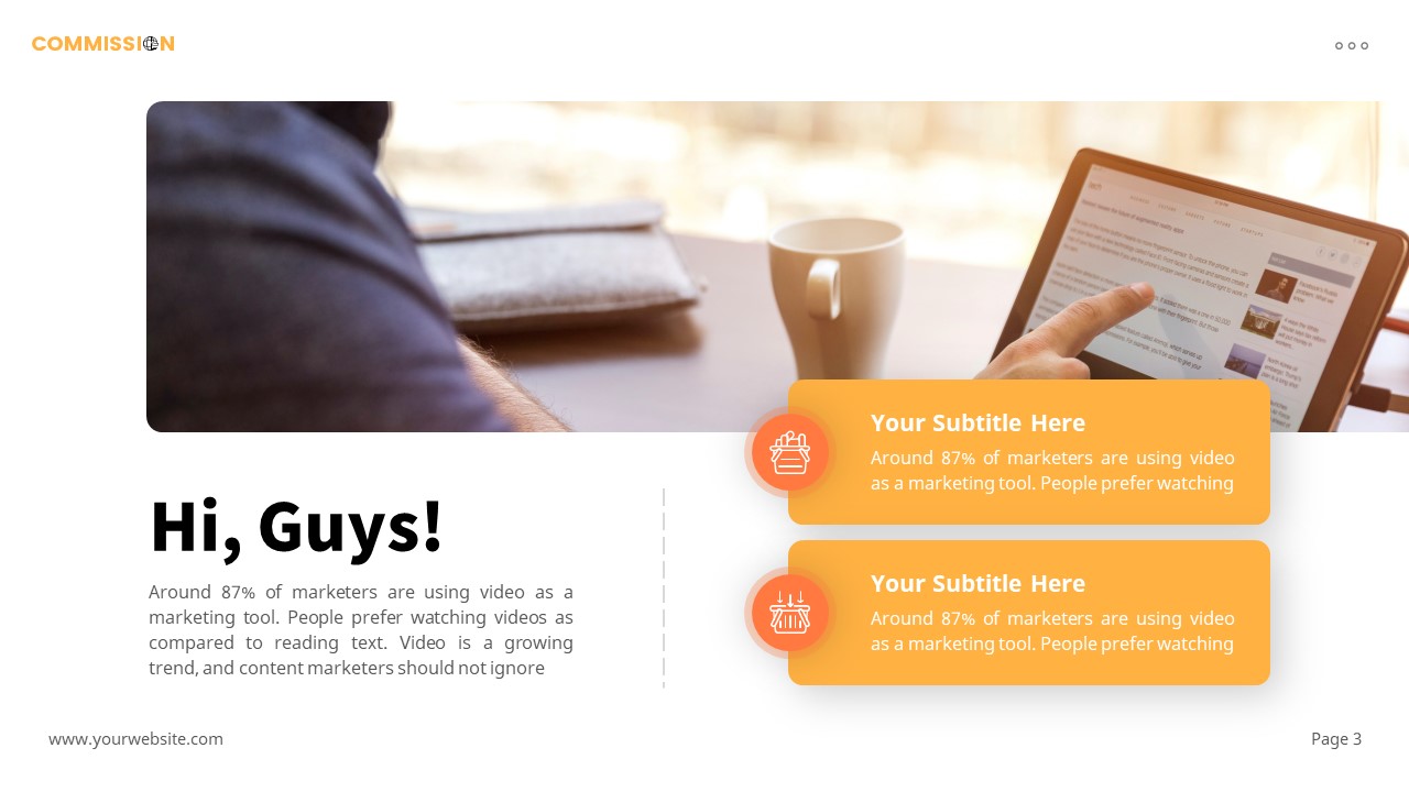 Commission Marketing Presentation Template by SlideThrive | GraphicRiver