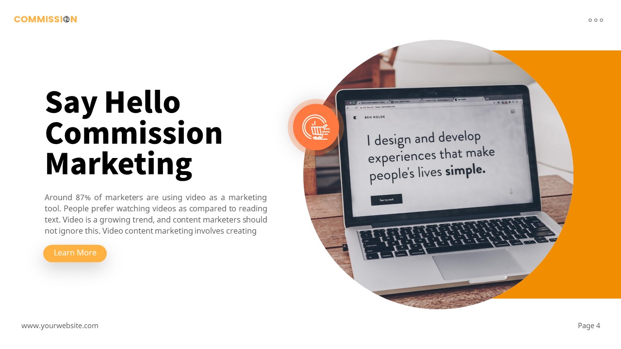 Commission Marketing Presentation Template by SlideThrive | GraphicRiver