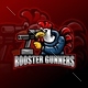 Rooster Gunners Mascot Logo Design by ciputra | GraphicRiver