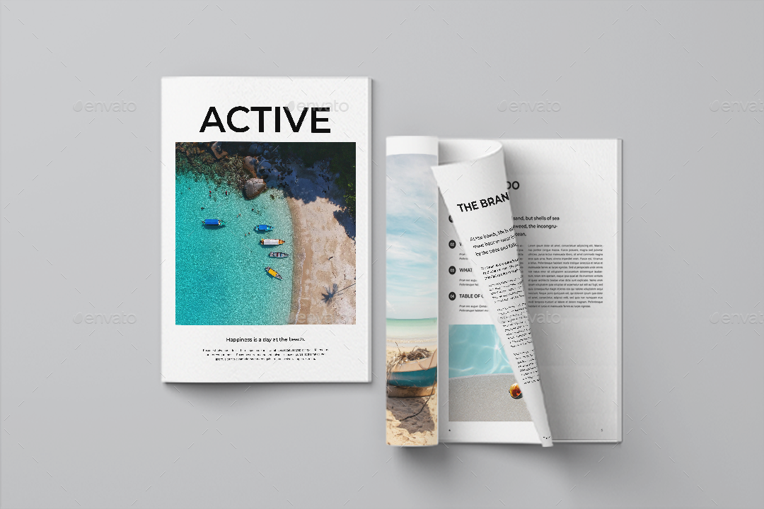 Active Magazine, Print Templates | GraphicRiver