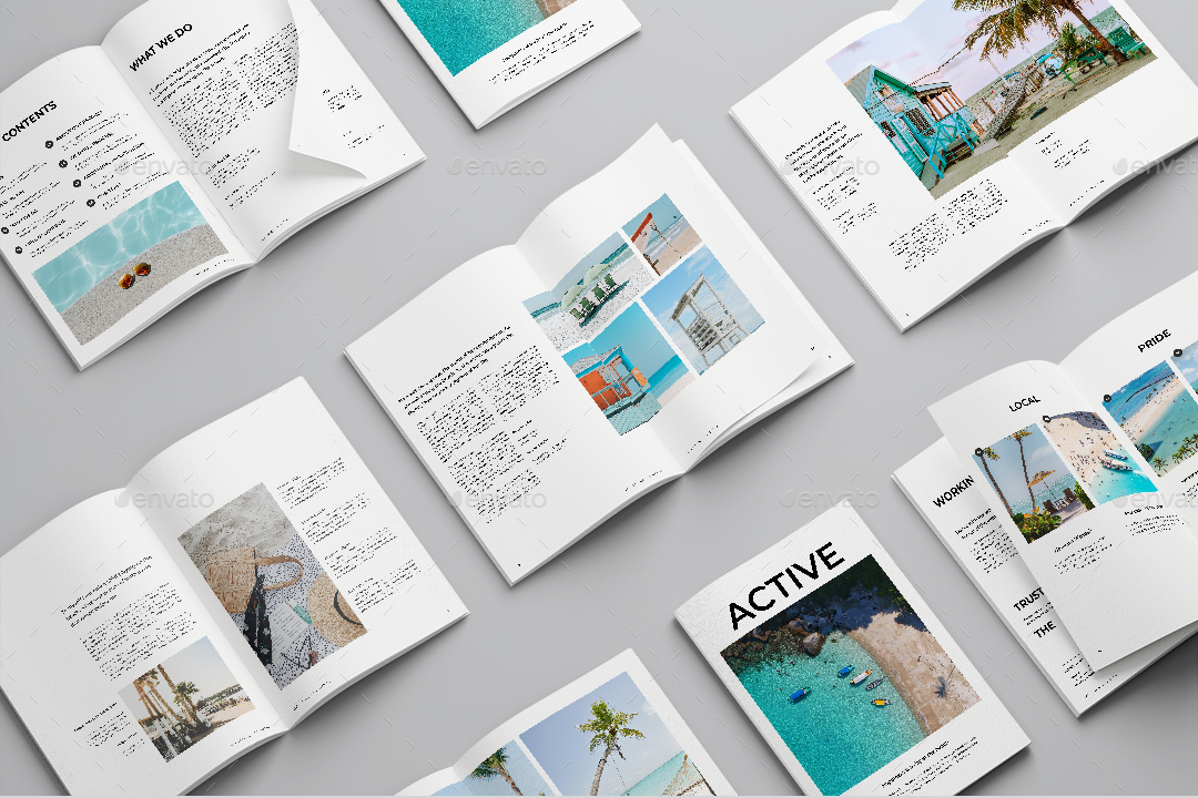 Active Magazine, Print Templates | GraphicRiver