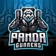Panda Gunners Esport Mascot, Vectors | GraphicRiver