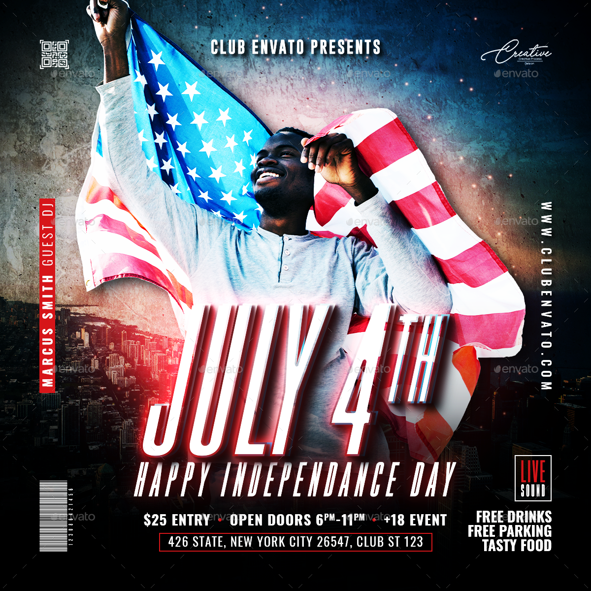 Independence Day Flyer Template, Print Templates | GraphicRiver