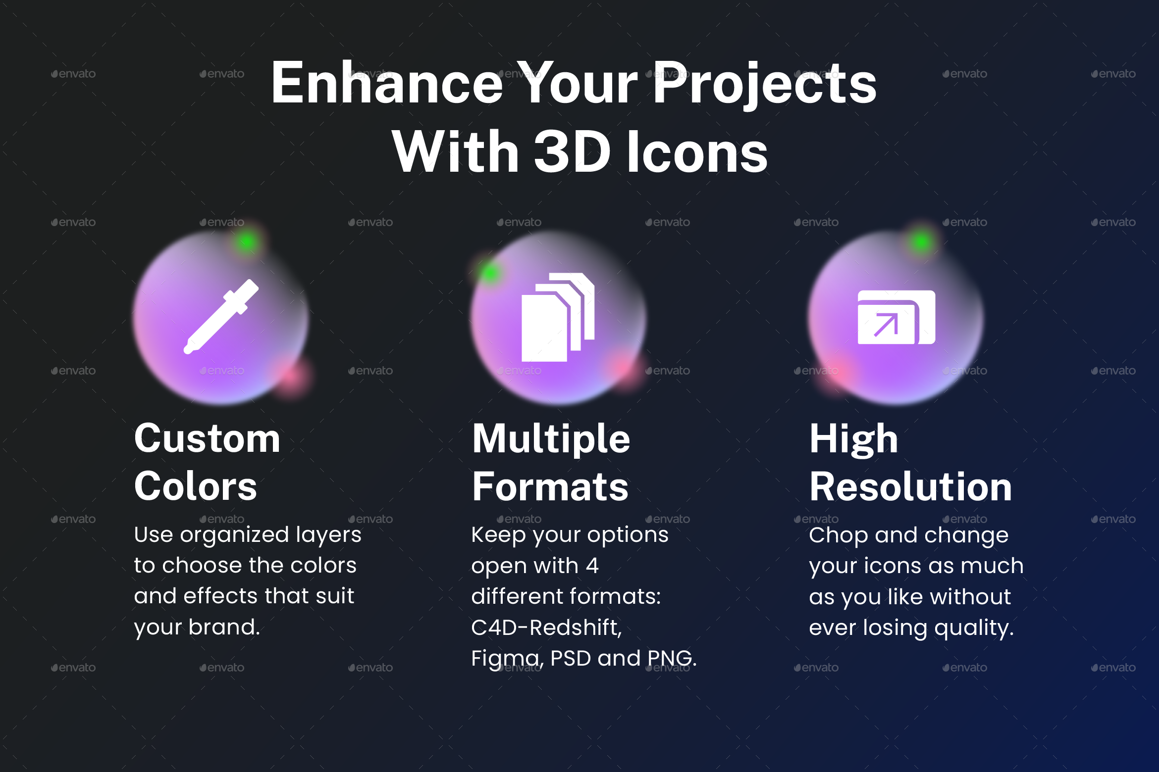 3D Metaverse Icon Set Vol 1, Graphics | GraphicRiver
