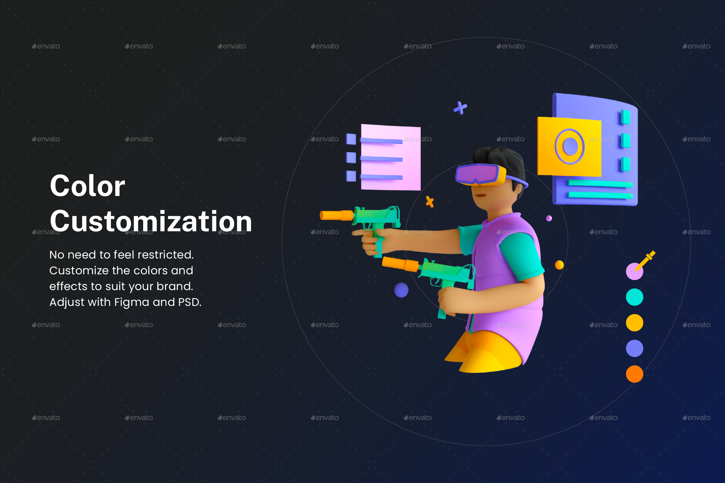 3D Metaverse Icon Set Vol 1, Graphics | GraphicRiver