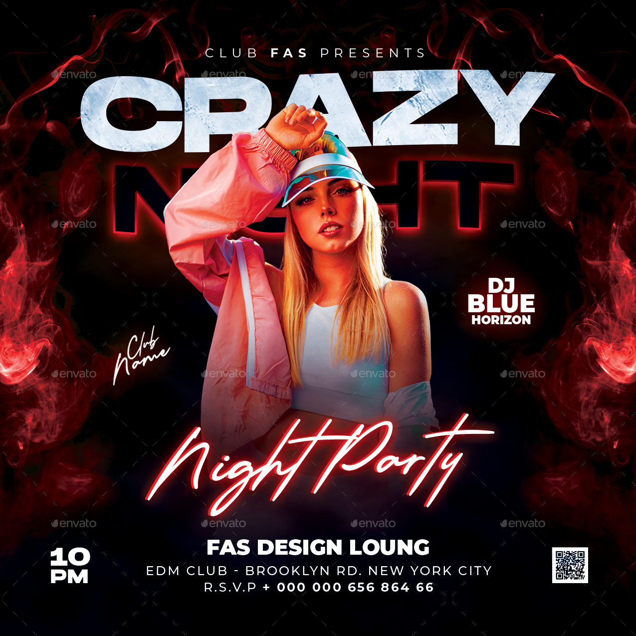 Night Party Flyer, Print Templates | GraphicRiver