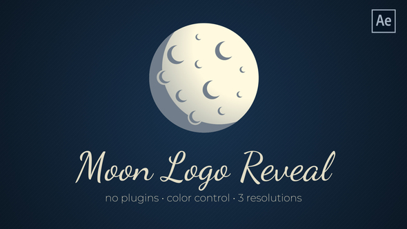 MOON LOGO REVEAL, After Effects Project Files | VideoHive