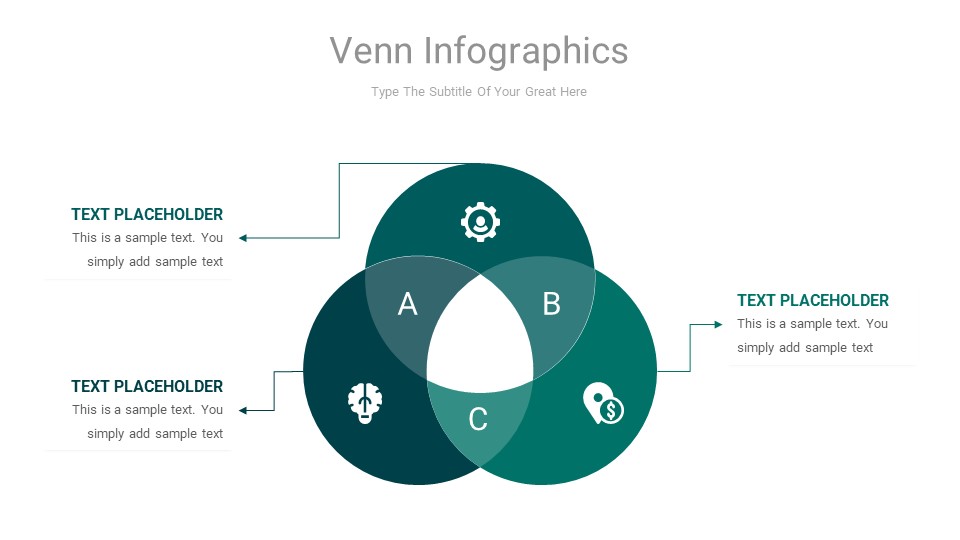 Venn Infographics Google Slides Template Diagrams by SOOZ_ART ...