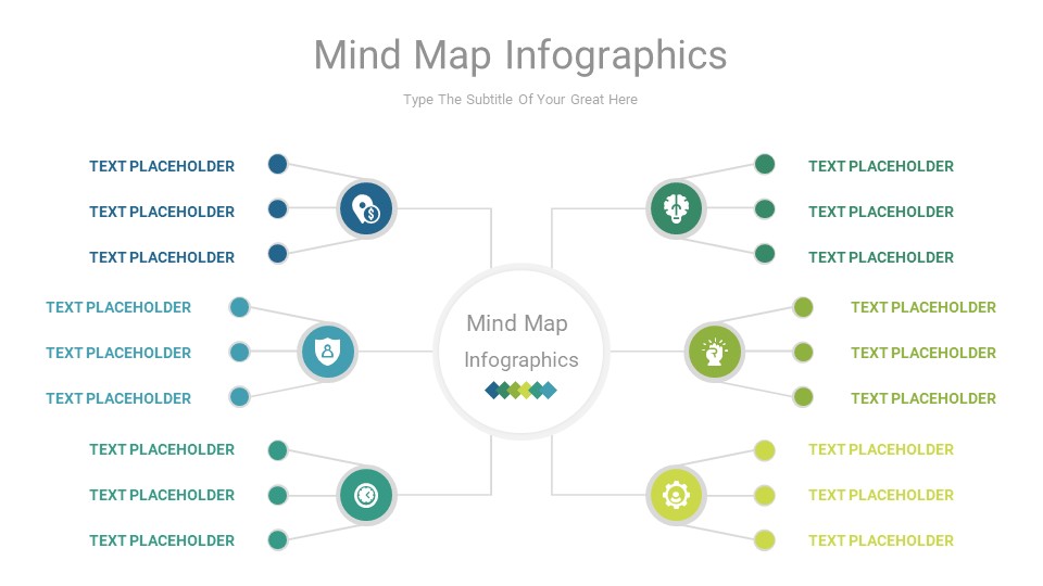 Mind Map Diagrams Google Slides Template diagrams by SOOZ_ART ...