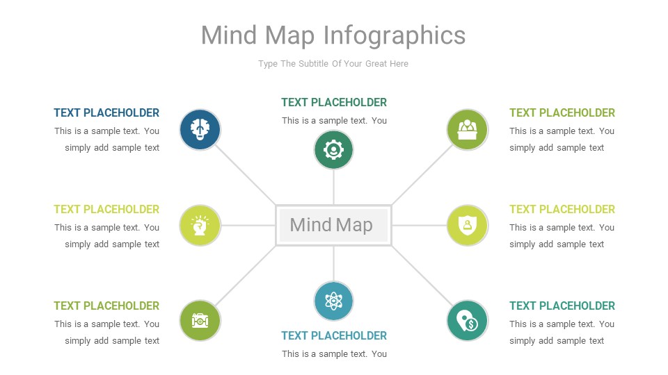 Mind Map Diagrams Google Slides Template diagrams by SOOZ_ART ...