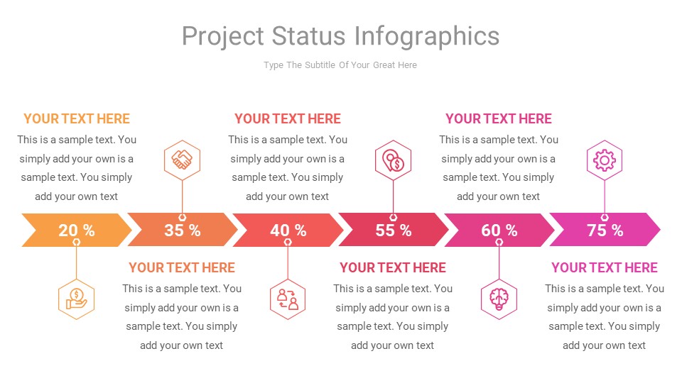 Project Status infographics Keynote Template Presentation by SOOZ_ART