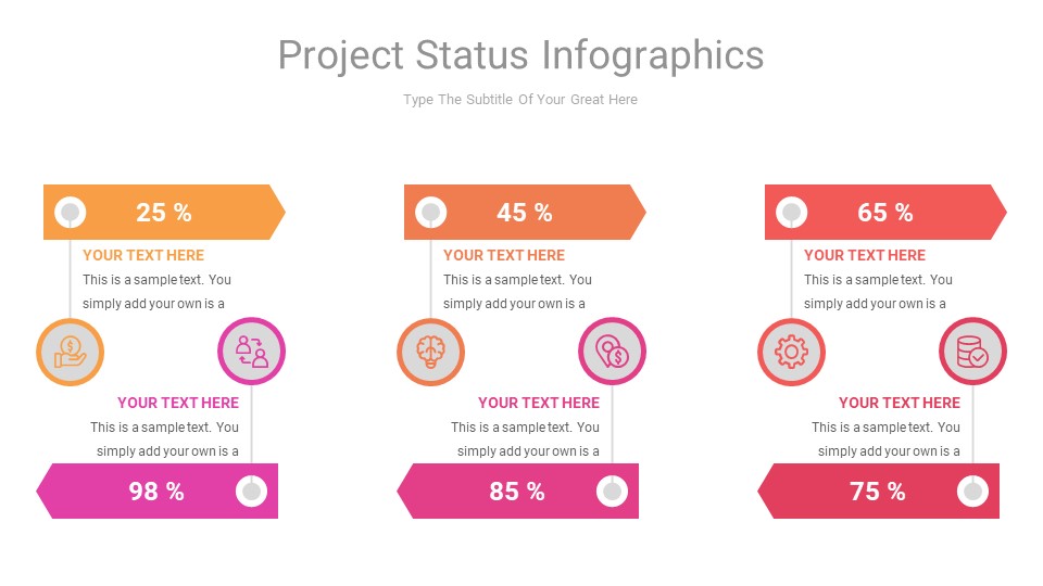 Project Status infographics Keynote Template Presentation by SOOZ_ART