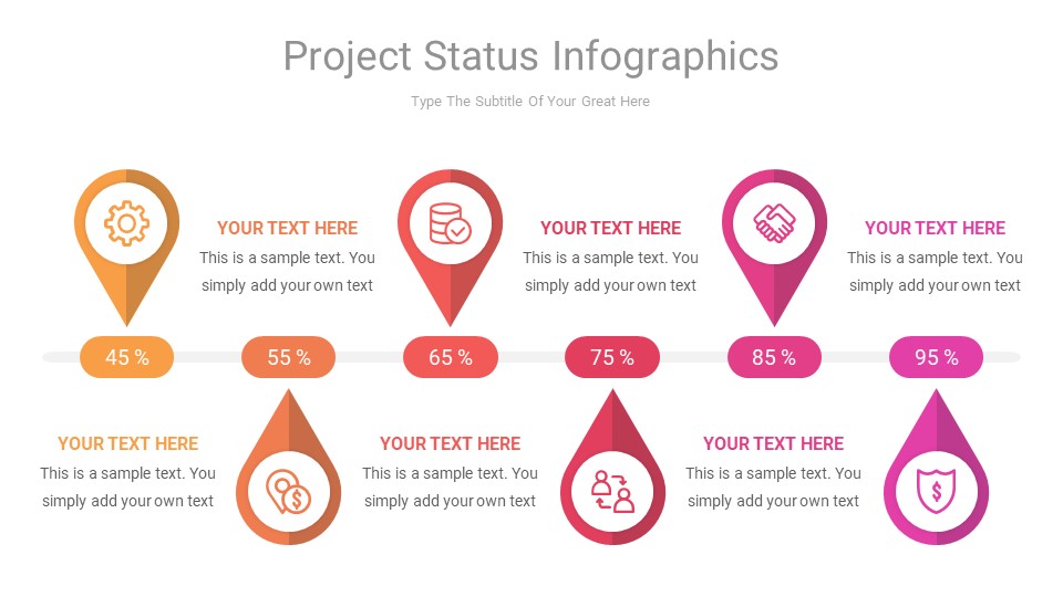 Project Status infographics Keynote Template Presentation by SOOZ_ART