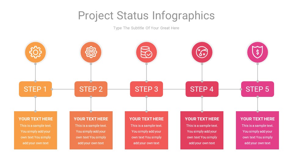 Project Status infographics Keynote Template Presentation by SOOZ_ART