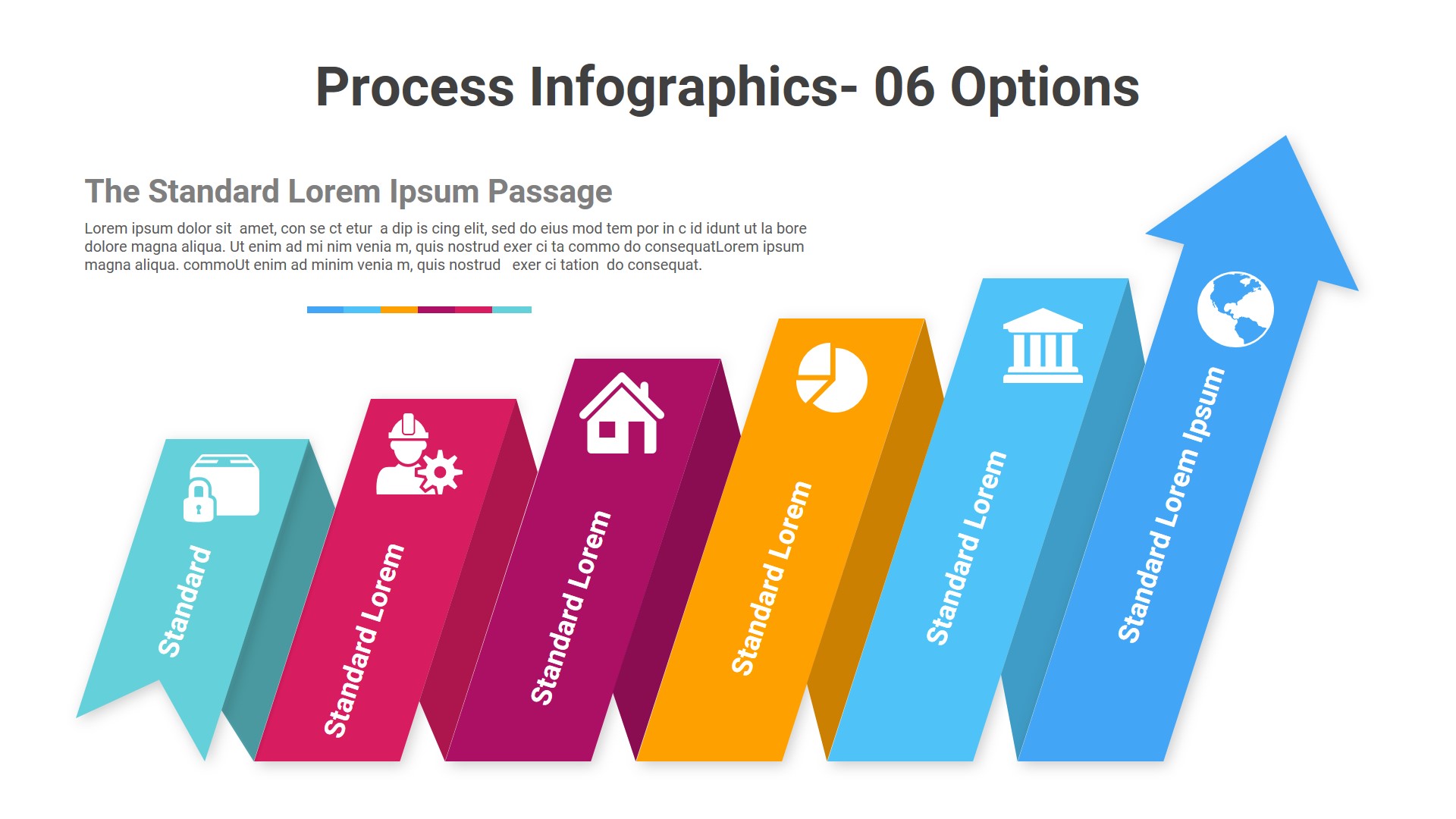 Process Infographics Google Slides Template Diagram, Presentation Templates