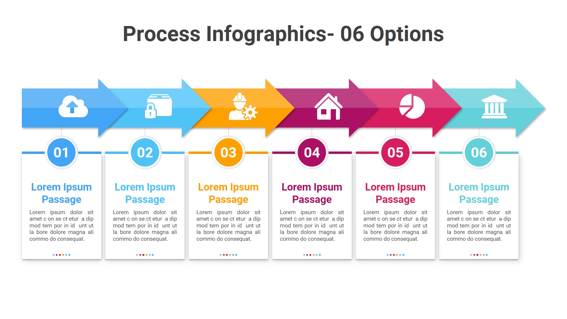 Process Infographics Google Slides Template Diagram, Presentation Templates