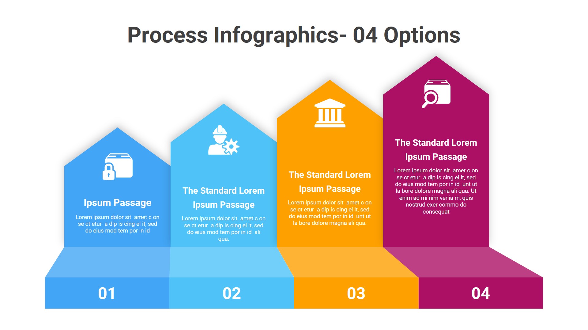 Process Infographics Google Slides Template Diagram, Presentation Templates