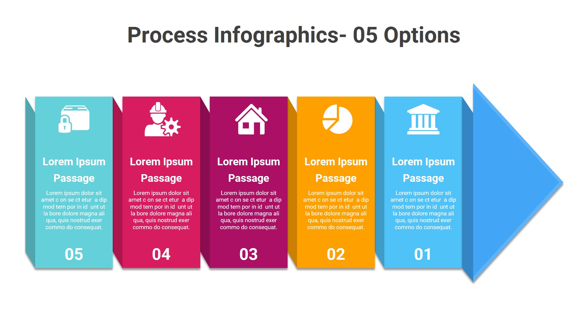 Process Infographics Google Slides Template Diagram, Presentation Templates