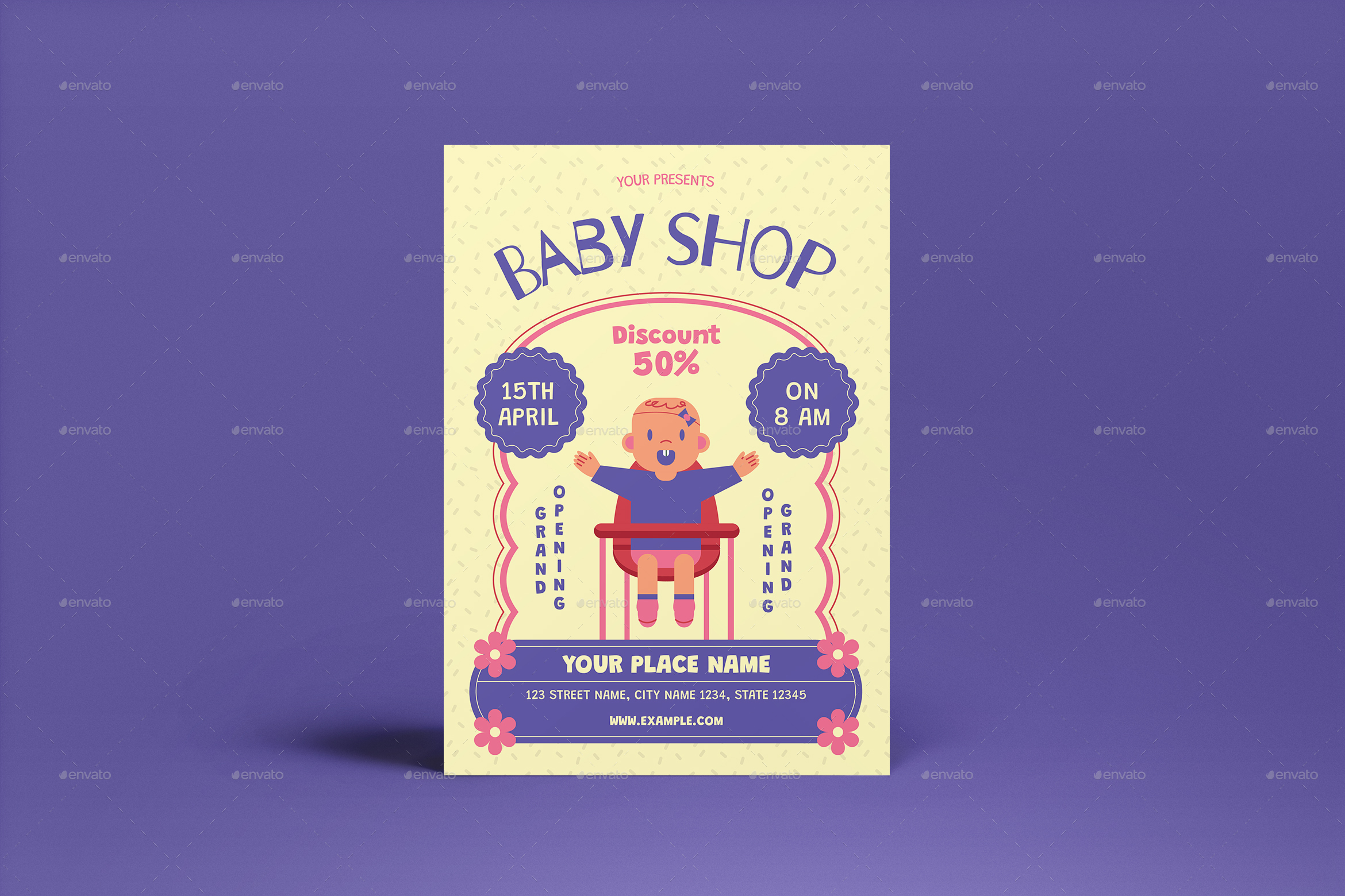 Baby Shop Flyer Set, Print Templates | GraphicRiver