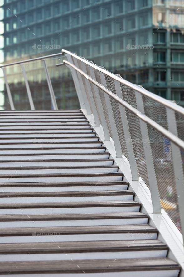 bridge staircase Stock Photo by nzooo | PhotoDune