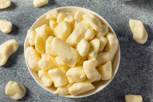 Raw White Organic Cheese Curds Stock Photo by bhofack2 | PhotoDune