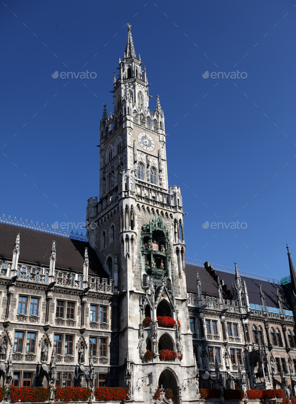 New Town Hall (Neues Rathaus) in Munich, Germany Stock Photo by BGStock72