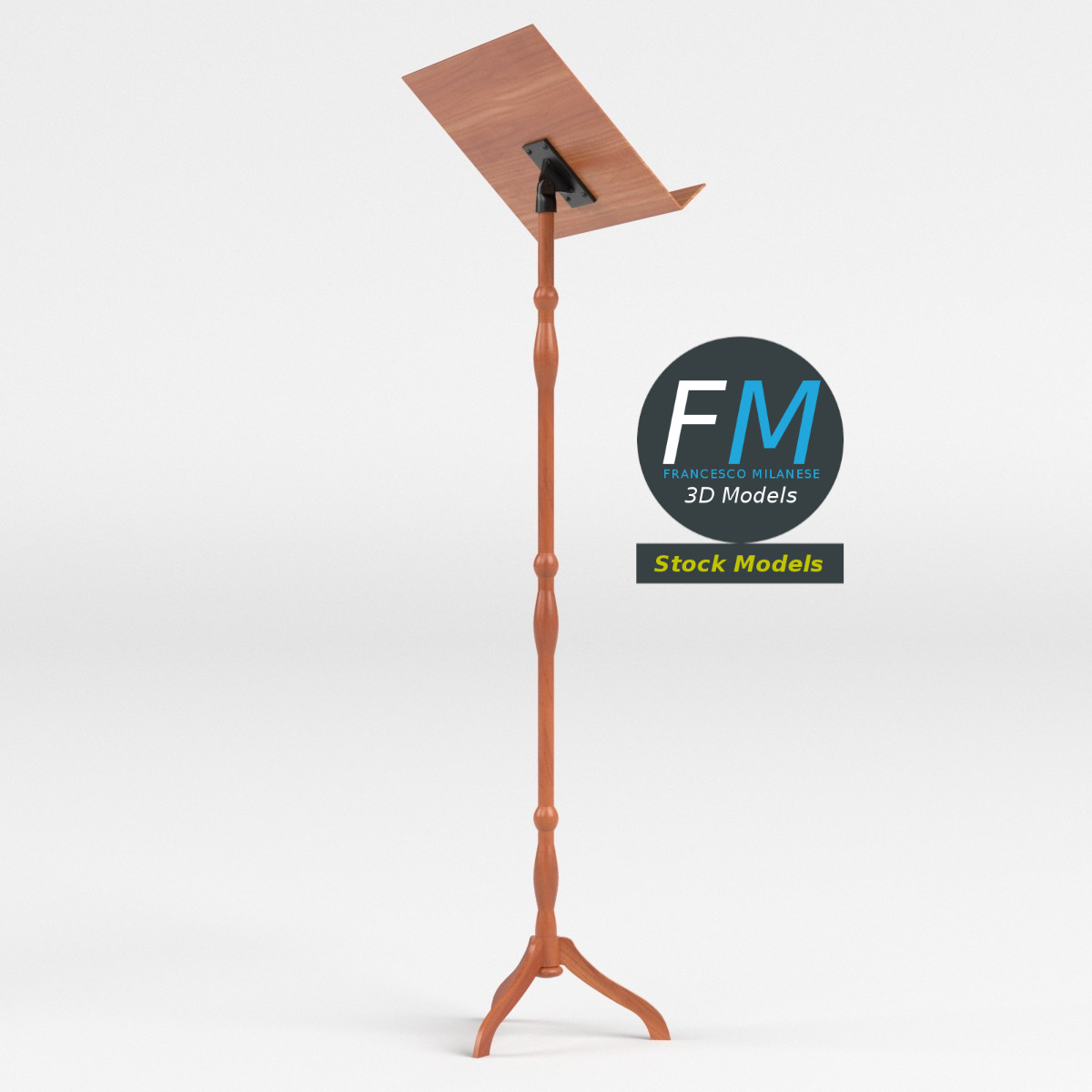 Wooden music stand by FrancescoMilanese85 | 3DOcean