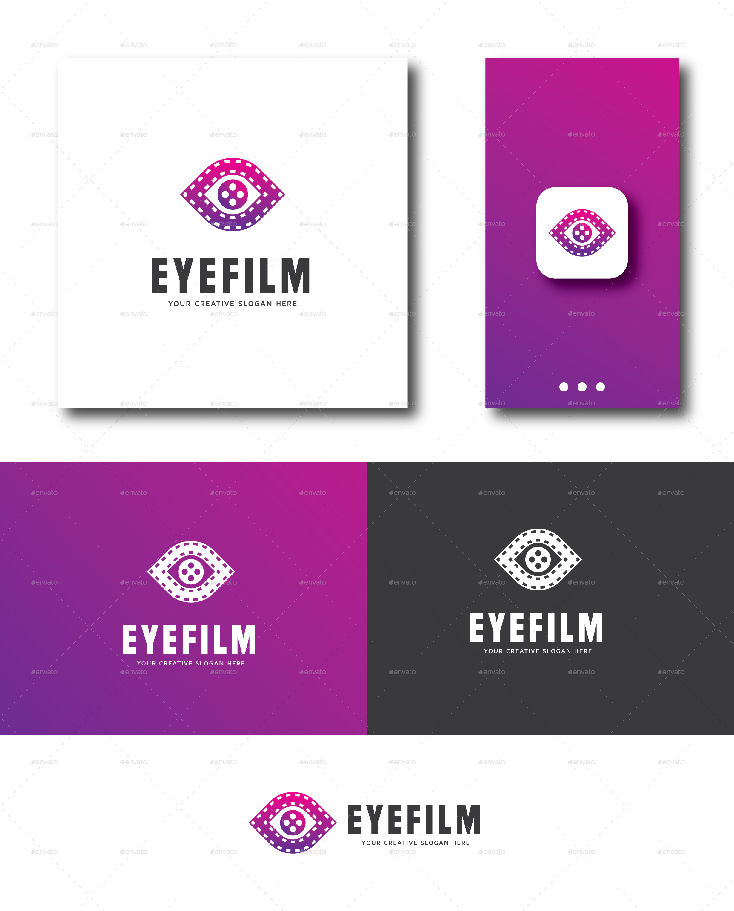 Films Eye Logo, Vectors | GraphicRiver