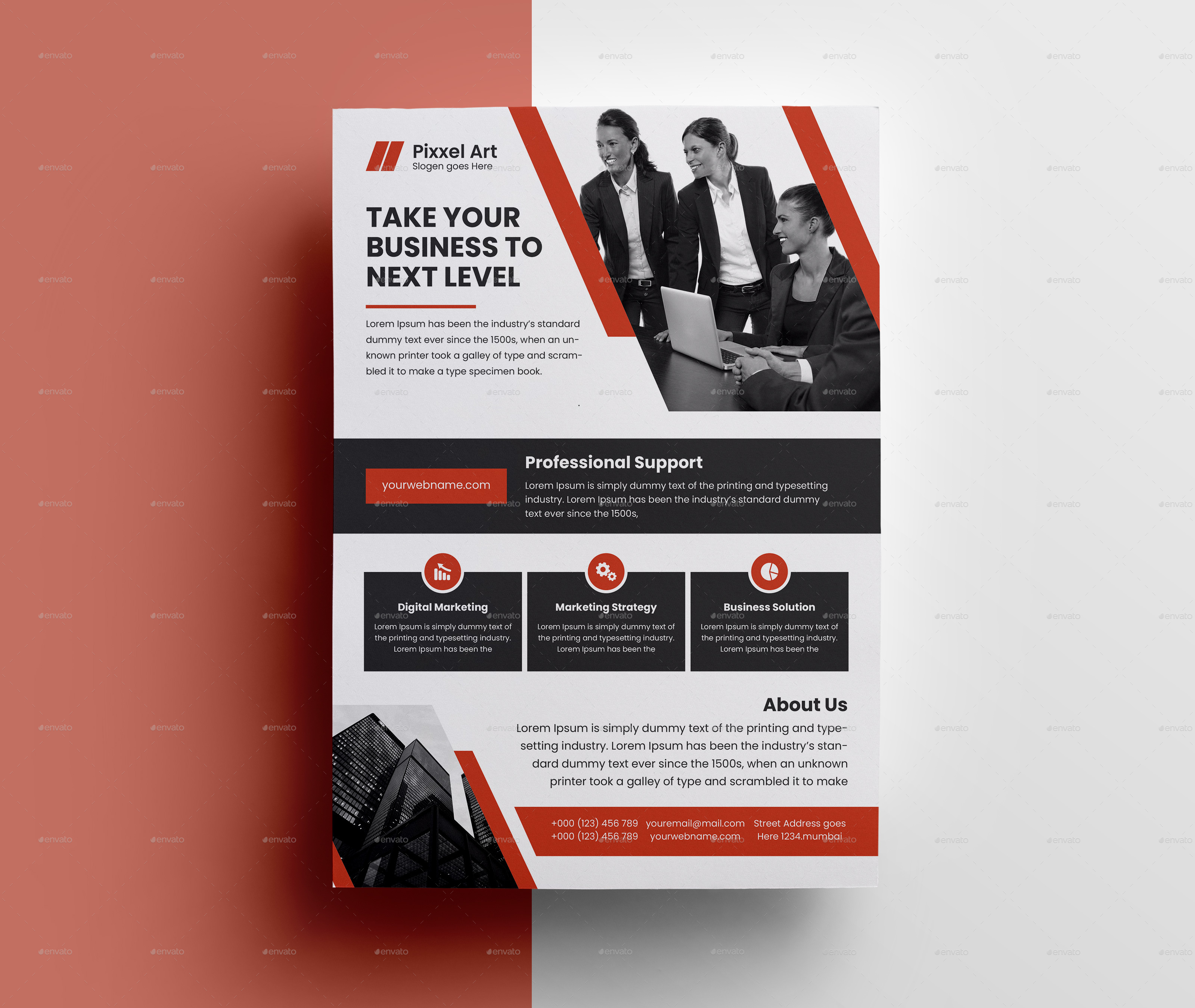 InDesign Corporate Flyer Templates, Print Templates | GraphicRiver