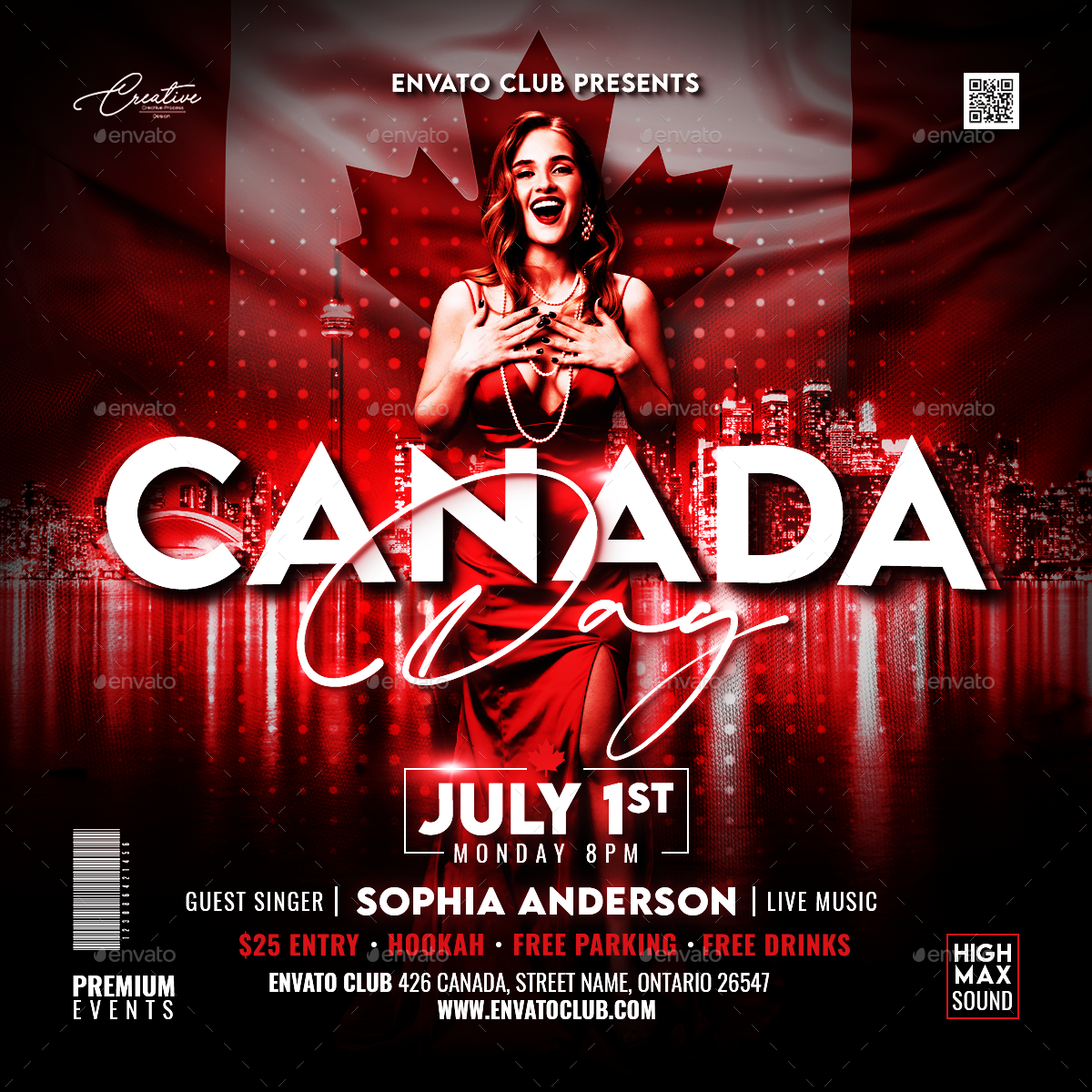 Canada Day Flyer, Print Templates | GraphicRiver