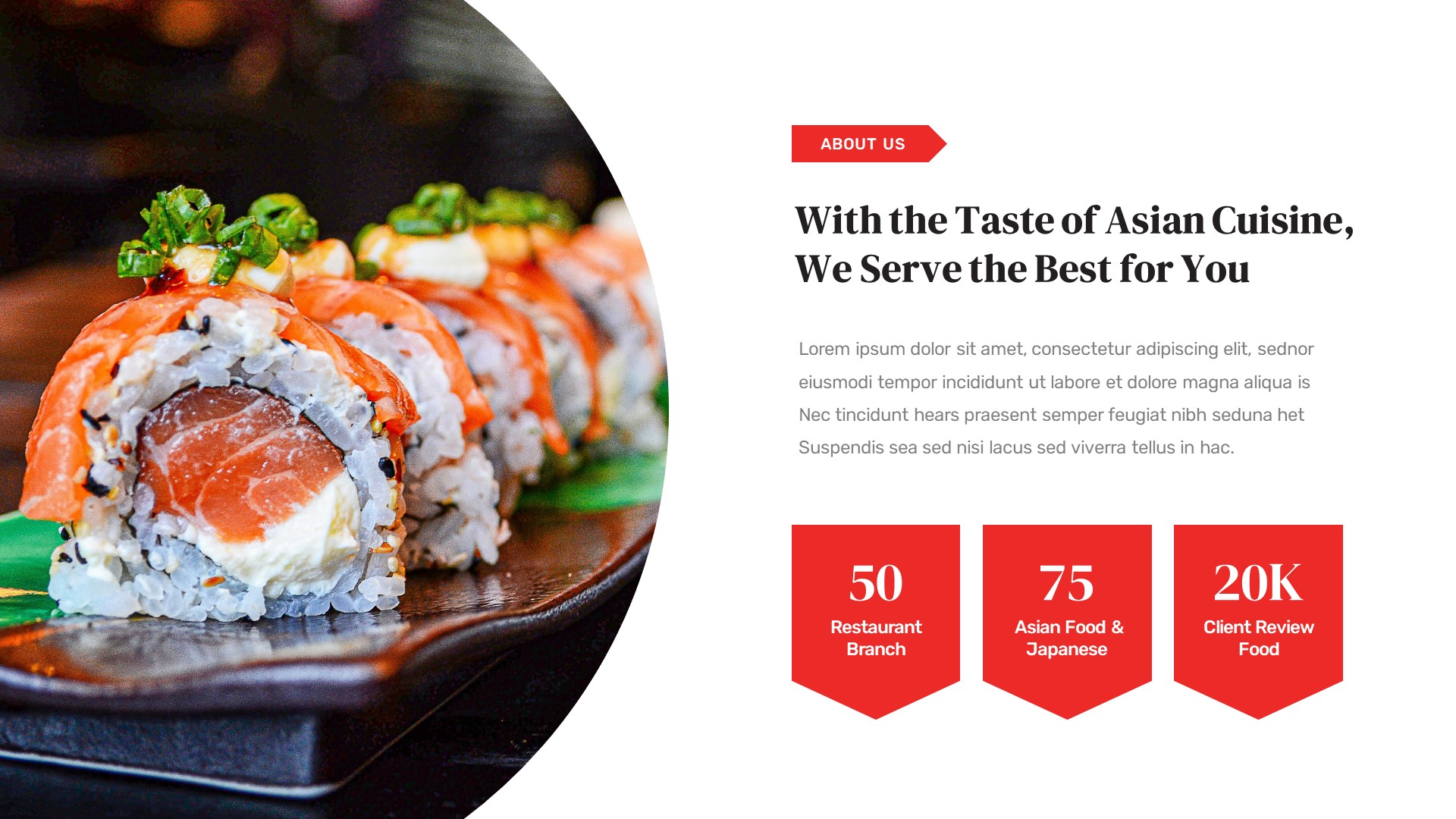 Mashiru - Japanese & Asian Food Restaurant PowerPoint Template ...