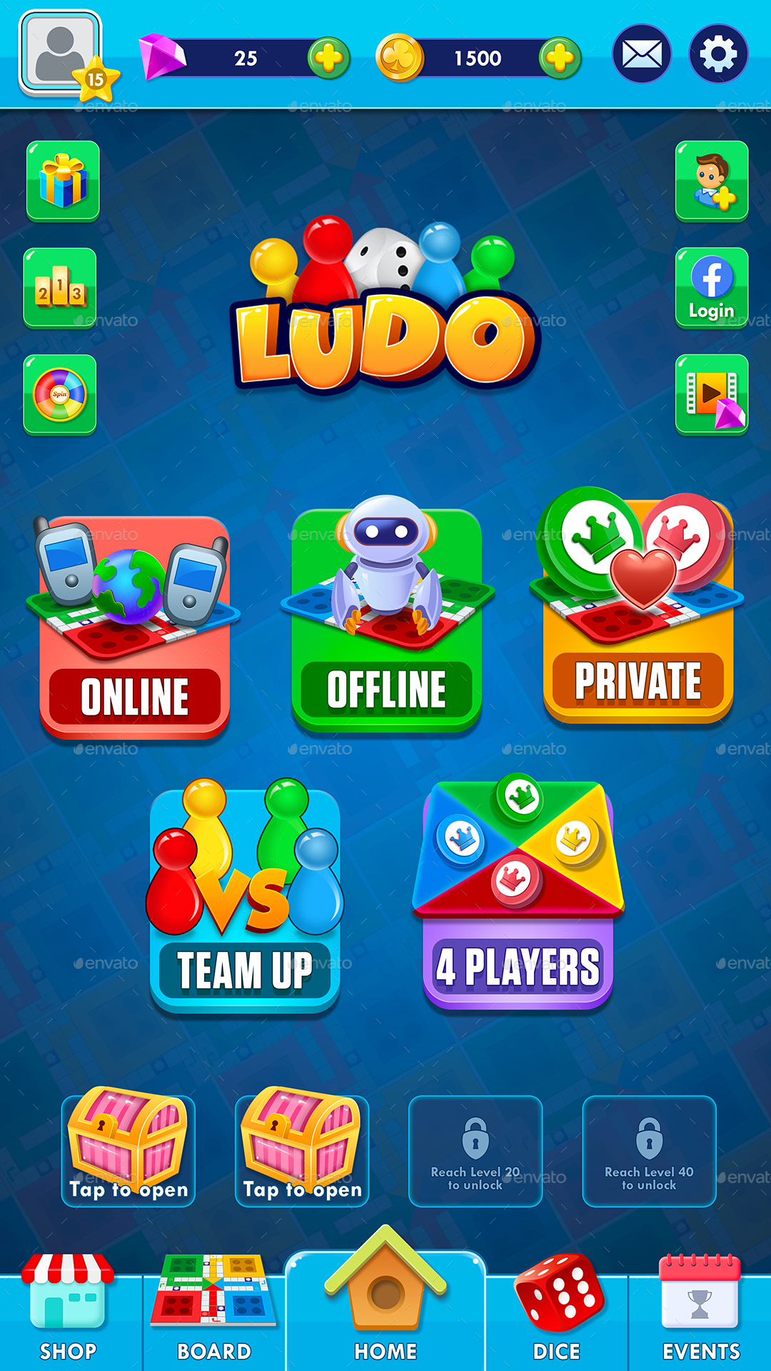 Ludo Game Assets, Game Assets | GraphicRiver