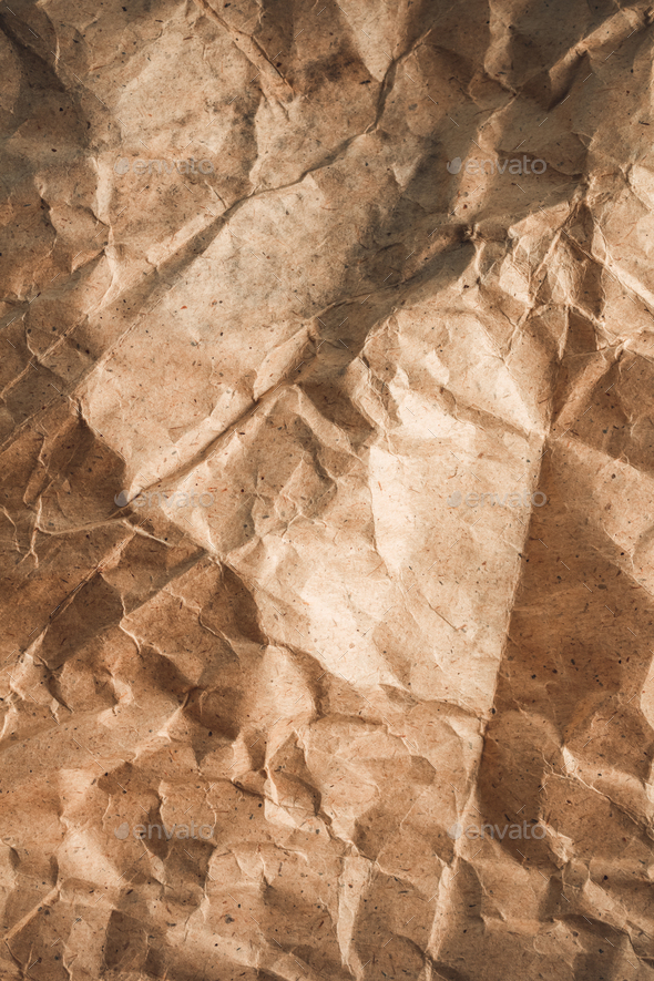 Parcel paper as background texture. Recycling concept with brown paper ...