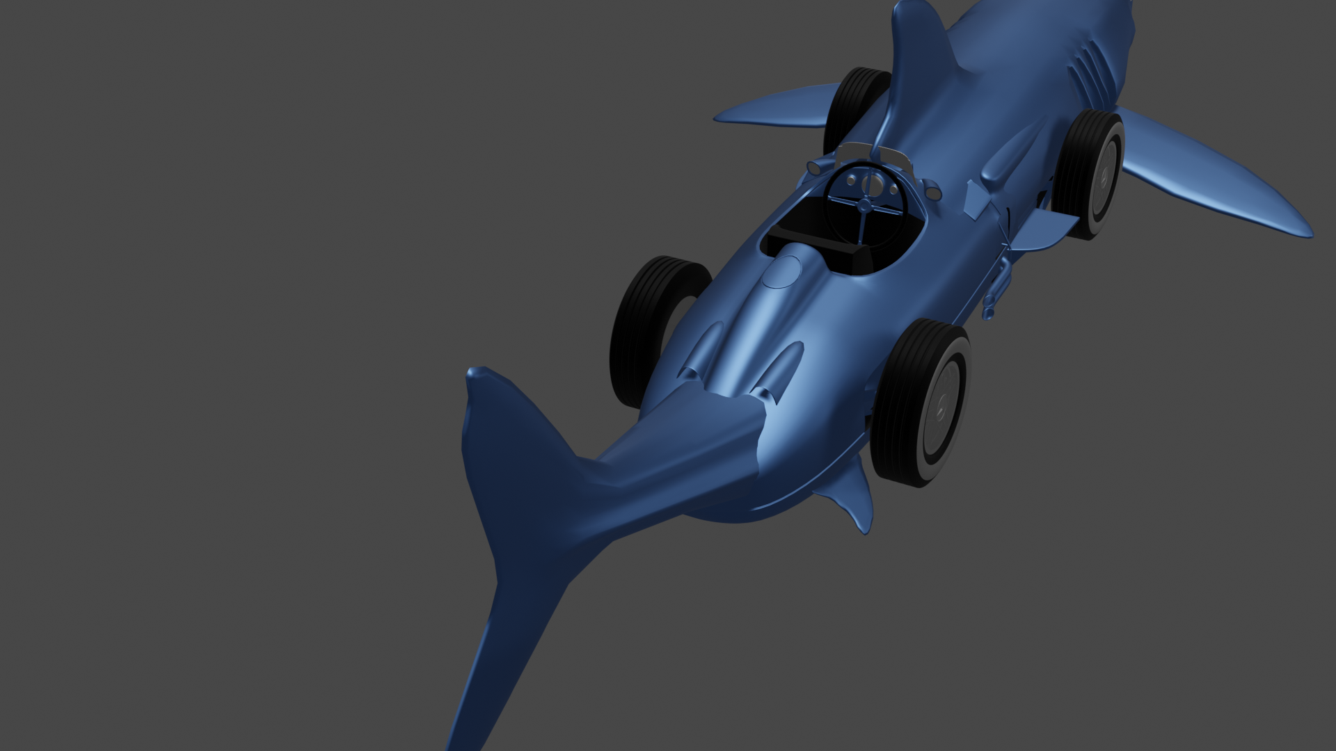 Shark car - Lizzie Fox - Shark car 3d on blender by abdulwahab10101a
