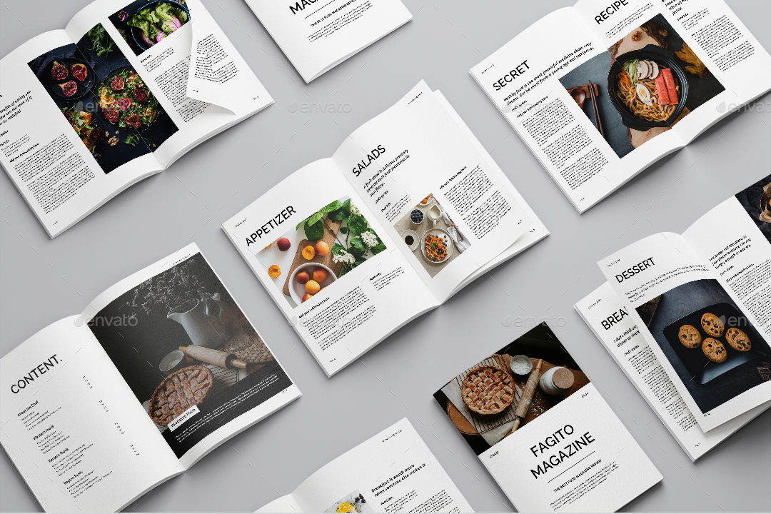Food Magazine, Print Templates | GraphicRiver
