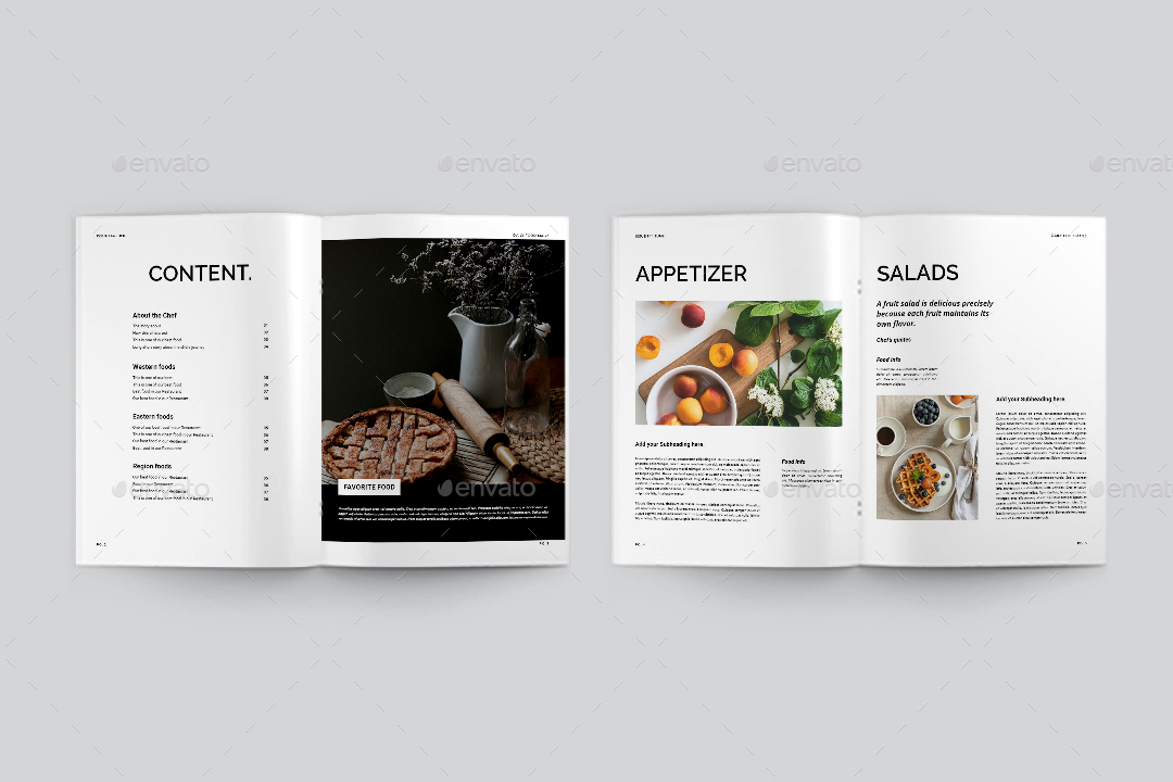 Food Magazine, Print Templates | GraphicRiver