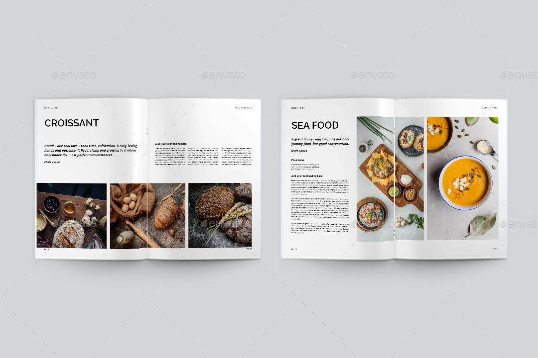 Food Magazine, Print Templates | GraphicRiver