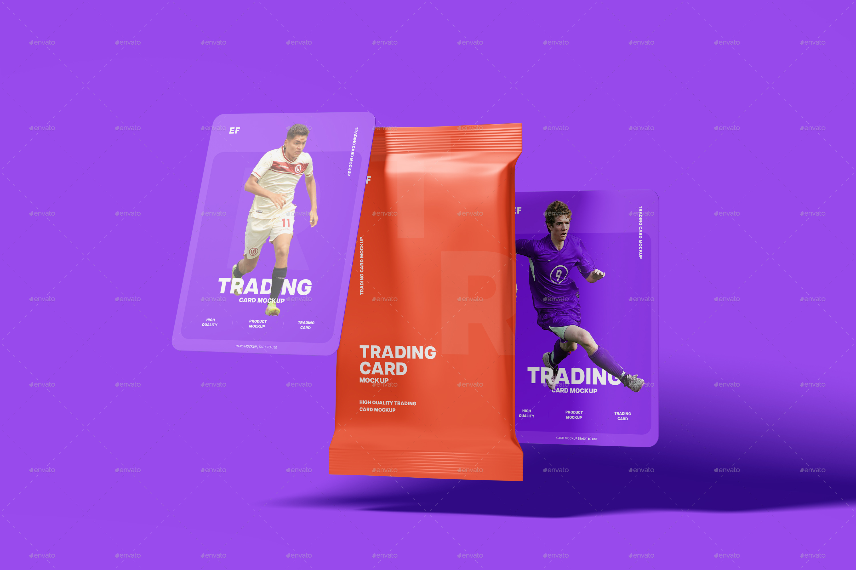 Trading Cards Mockup Set, Graphics | GraphicRiver